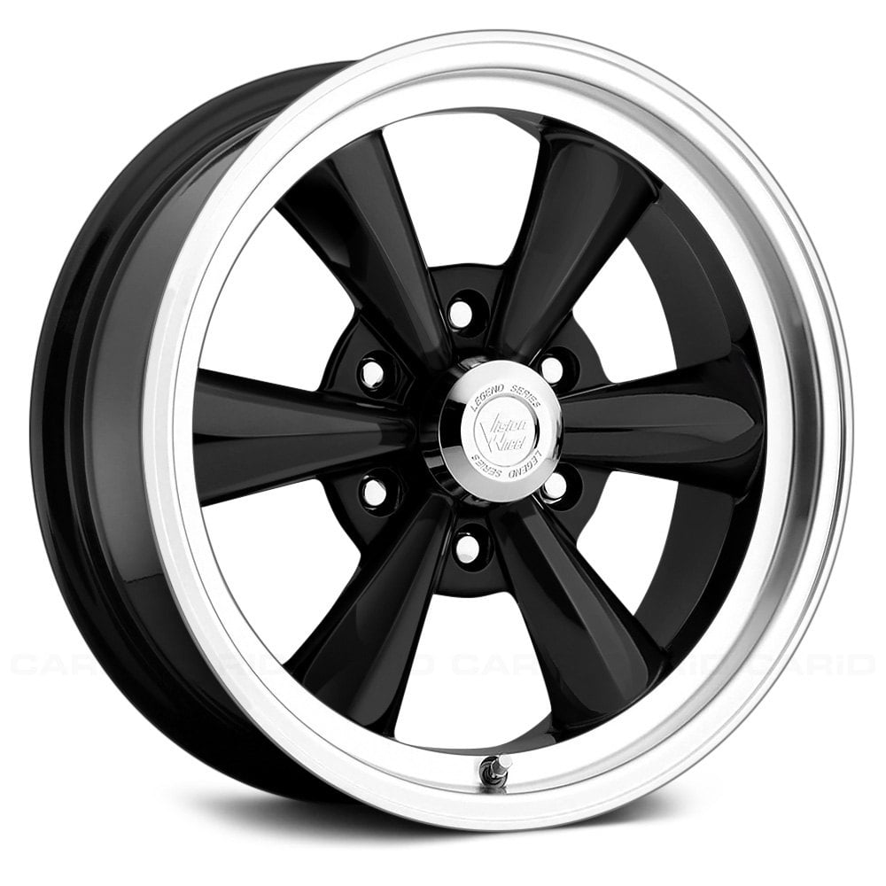 VISION® 141 LEGEND 6 Wheels - Gloss Black with Machined Lip Rims