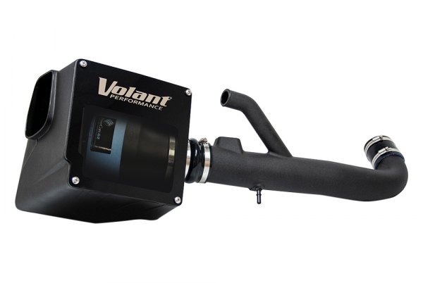 Volant® 154386 - Plastic Black Air Intake System with DryTech 3D Red Filter