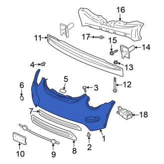 Volkswagen Beetle OEM Bumpers | Genuine Front & Rear Bumpers — CARiD.com
