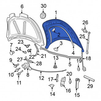 Volkswagen Beetle Replacement Hood Panels — CARiD.com
