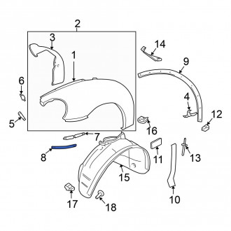 Volkswagen Beetle OEM Fenders | Factory Front & Rear Fenders — CARiD.com