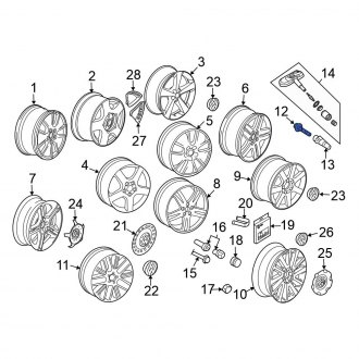 Volkswagen Beetle OEM Wheel & Tire Accessories — CARiD.com
