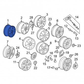 Volkswagen Beetle OEM Wheels | Original Steel & Alloy Wheels — CARiD.com