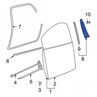 Volkswagen Beetle Door Moldings | Side, Edge, Belt – CARiD.com