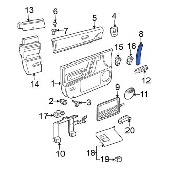 Volkswagen Beetle Door Moldings | Side, Edge, Belt – CARiD.com