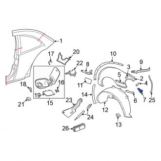 Volkswagen Beetle Fender Support Braces & Hardware — CARiD.com
