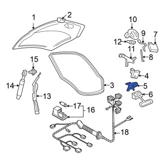 Volkswagen Beetle Trunk/Tailgate Handles & Locks — CARID.com