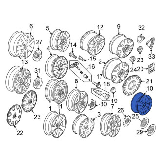 Volkswagen Beetle OEM Wheels | Original Steel & Alloy Wheels — CARiD.com