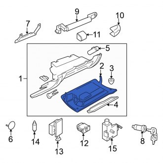 Volkswagen Beetle Glove Boxes, Cup Holders & Parts — CARiD.com