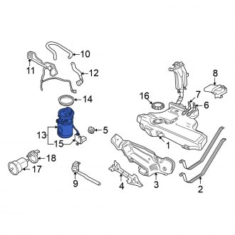 Volkswagen Golf GTI OEM Fuel System Parts | Pumps, Lines — CARiD.com