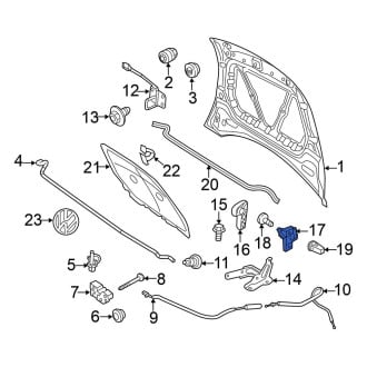 Volkswagen Beetle Hood Release Cables & Handles | CARiD