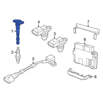 Volkswagen Tiguan OEM Ignition Parts | Coils, Spark Plugs — CARiD.com