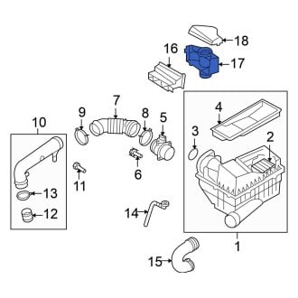 Volkswagen Tiguan OEM Engine & Components | Air Intake Parts — CARiD.com
