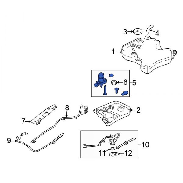 Volkswagen OE 5Q0131971B - Diesel Exhaust Fluid (DEF) Pump