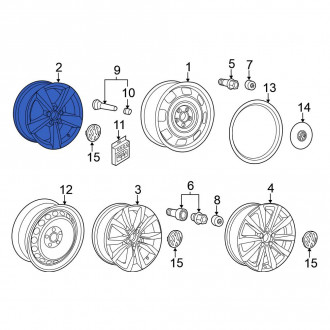 Volkswagen Beetle OEM Wheels | Original Steel & Alloy Wheels — CARiD.com