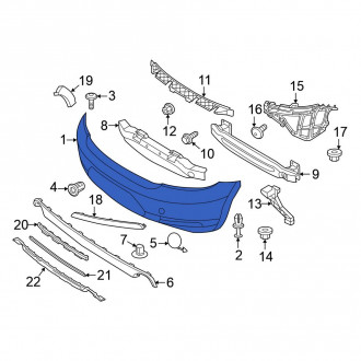 Volkswagen Beetle OEM Bumpers - Genuine Front & Rear Bumpers | CARiD