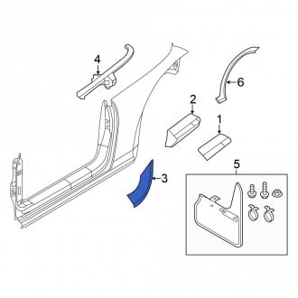 Volkswagen Beetle Door Moldings - Side, Edge, Belt | CARiD