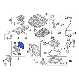 Volkswagen Tiguan OEM Engine Parts | Rebuild Kits, Pistons — CARiD.com