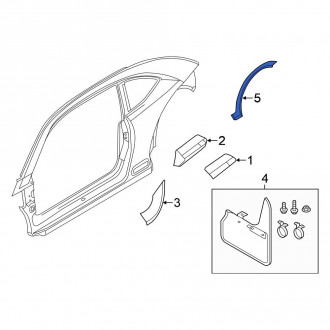 Volkswagen Beetle Replacement Fender Moldings & Trim — CARiD.com