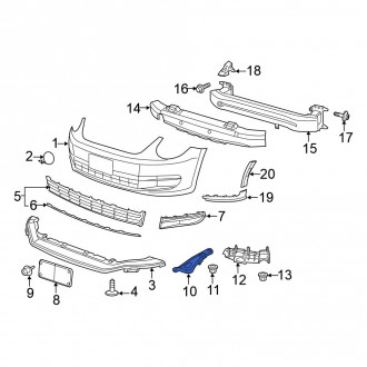 Volkswagen Beetle OEM Bumpers - Genuine Front & Rear Bumpers | CARiD