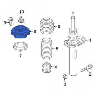 Volkswagen Jetta OEM Suspension Parts | Shocks, Struts — CARiD.com