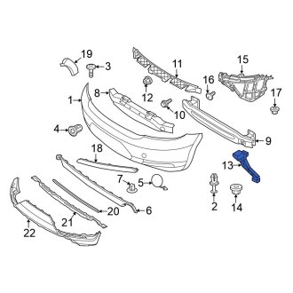 Volkswagen Beetle Bumper Brackets & Hardware - Front, Rear | CARiD
