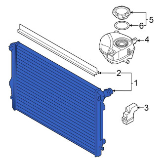 Volkswagen Golf GTI OEM Engine Cooling Parts | Radiators, Fans — CARiD.com