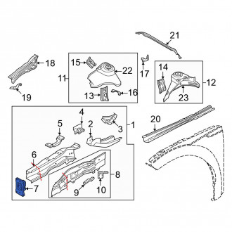 Volkswagen Tiguan Replacement Chassis Frames & Rails - CARiD.com