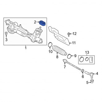 Volkswagen Atlas Rack & Pinion Steering Systems, Parts — CARiD.com