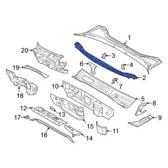 Volkswagen Cowl Panels & Parts | Vent Grills, Screens — CARiD.com