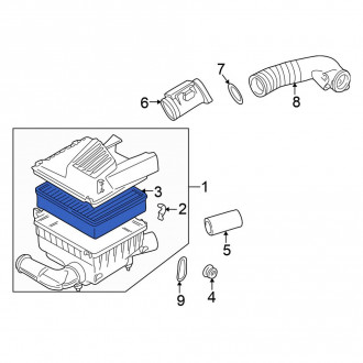 Volkswagen Cabrio OEM Air Intake Parts - Filters, Manifolds | CARiD