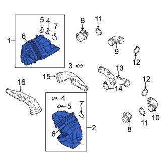 Volkswagen Phaeton OEM Air Intake Parts | Filters, Manifolds — CARiD.com