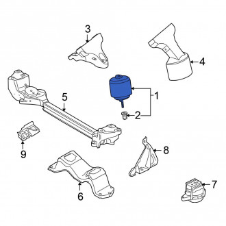 Volkswagen Phaeton Motor Mounts & Mounting Hardware — CARiD.com