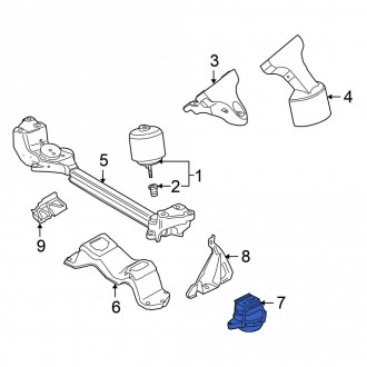 Volkswagen Phaeton Transmission Mounts | Cases, Housings, Bolts — CARiD.com
