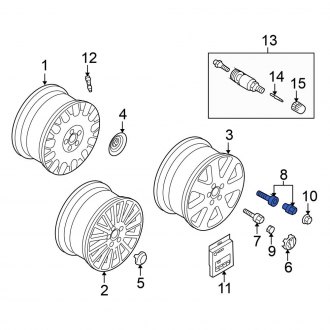 Volkswagen Atlas OEM Wheels & Tires | Lug Nuts, TPMS Sensors — CARiD.com
