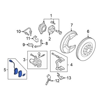 Volkswagen Phaeton OEM Brake Parts | Pads, Bleeders, Rotors — CARiD.com