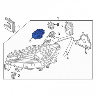 Volkswagen ID.4 Headlight Components | Brackets, Adapters — CARiD.com
