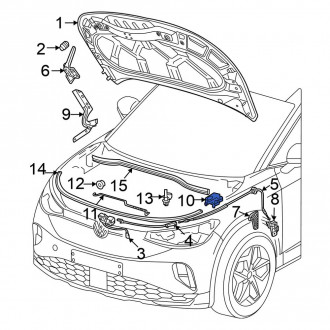 Volkswagen ID.4 Replacement Hoods - Hinges, Supports | CARiD