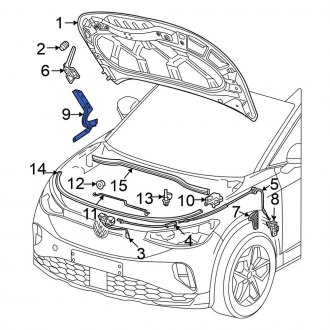 Volkswagen ID.4 Replacement Hoods - Hinges, Supports | CARiD