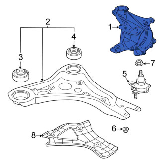 Volkswagen ID.4 Steering Knuckles, Spindles & Parts | CARiD