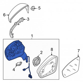 Volkswagen ID.4 OEM Mirrors | Towing, Side & Rear View — CARiD.com