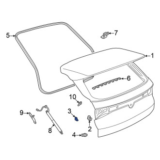Volkswagen ID.4 Trunk & Tailgate Hardware — CARID.com