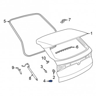 Volkswagen ID.4 Trunk & Tailgate Hardware — CARID.com