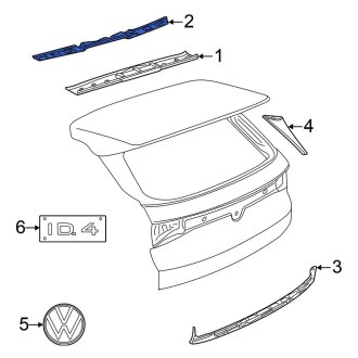 Volkswagen ID.4 Trunk & Tailgate Hardware — CARID.com