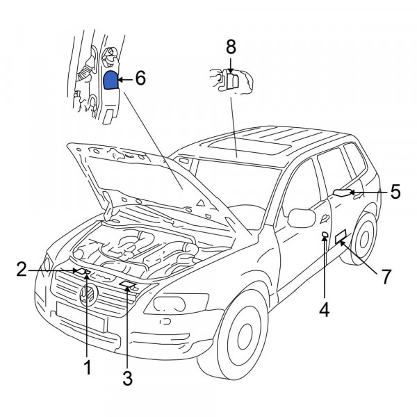Volkswagen OE 5G0010029J - Engine Decal