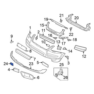 Volkswagen Touareg Bumper Inserts & Covers - Front, Rear | CARiD