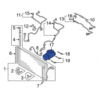 Volkswagen Phaeton OEM A/C & Heating Parts | Systems, Compressors ...