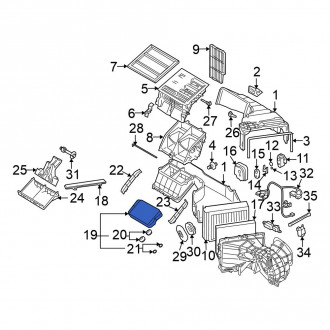 Volkswagen Touareg HVAC Heater Cores | Seals, Clamps, Boxes — CARiD.com
