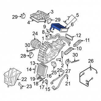 Volkswagen Touareg HVAC Heater Cores | Seals, Clamps, Boxes — CARiD.com