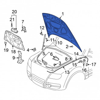 Volkswagen Touareg Replacement Hood Panels — CARiD.com